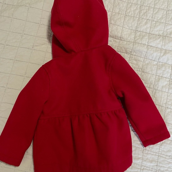 Old Navy | Jackets & Coats | Infant Girl Red Old Navy Toggle Peacoat ...